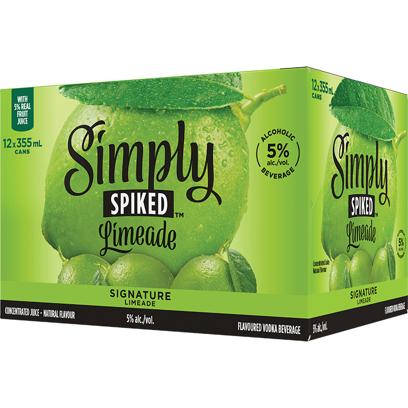 SIMPLY SPIKED - LIMEADE CAN Canadian Coolers