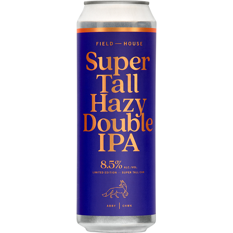 FIELD HOUSE BREWING - SUPER TALL HAZY DOUBLE IPA TALL CAN Canadian ...