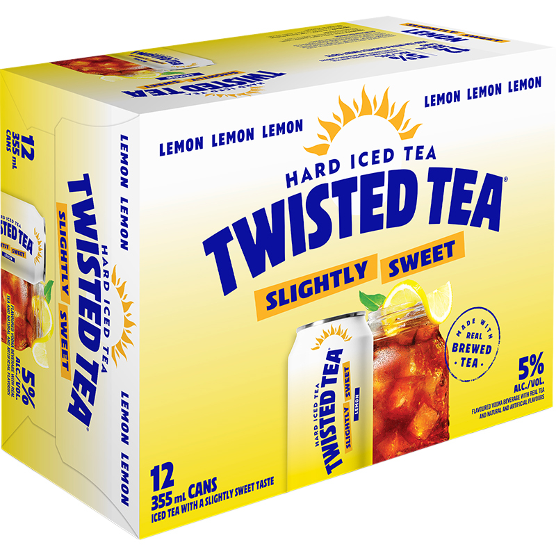 TWISTED TEA - SLIGHTLY SWEET 12 CAN Canadian Coolers