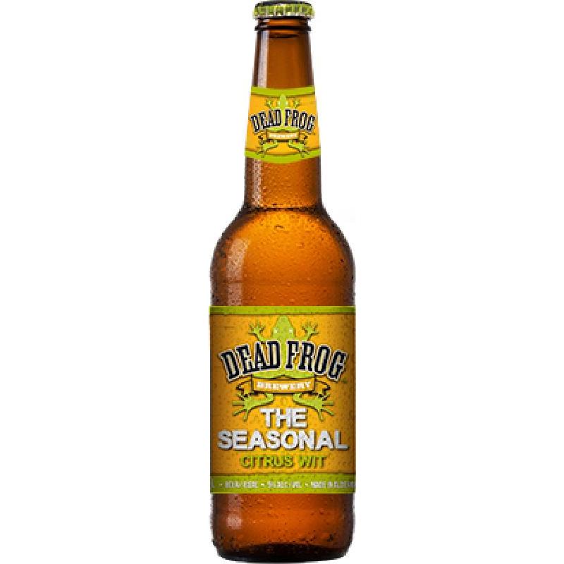 DEAD FROG - THE SEASONAL CITRUS WIT Canadian Domestic Beer