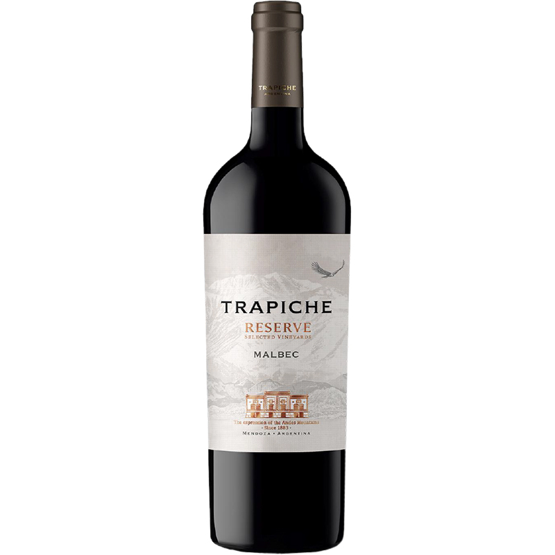 MALBEC - TRAPICHE RESERVE MENDOZA Argentinian Red Wine