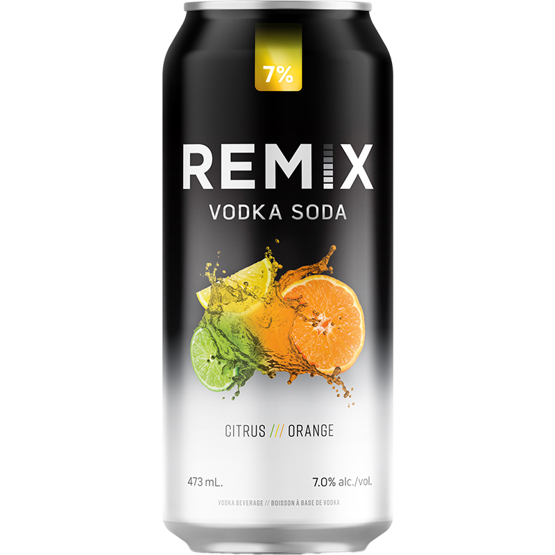 REMIX - VODKA SODA CITRUS ORANGE TALL CAN Canadian Coolers