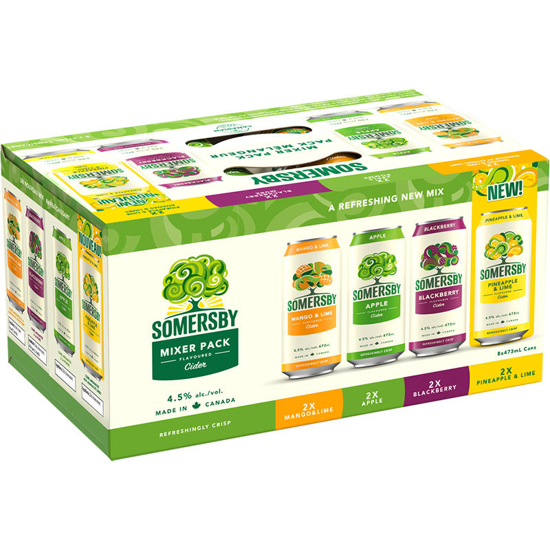 SOMERSBY - MIXERPACK 2025 TALL CAN Canadian Cider