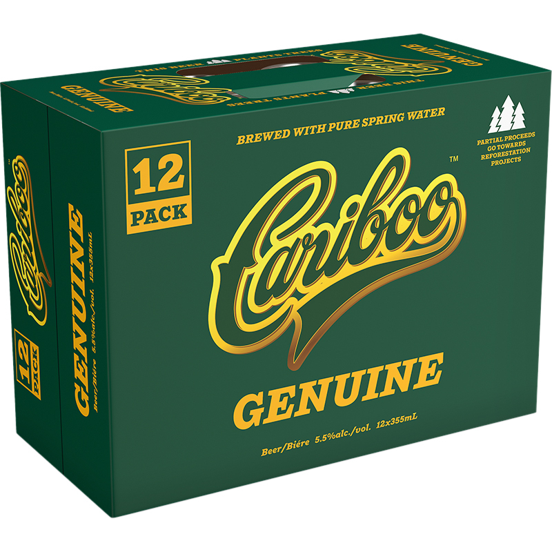 PACIFIC WESTERN - CARIBOO GENUINE DRAFT CAN Canadian Domestic Beer