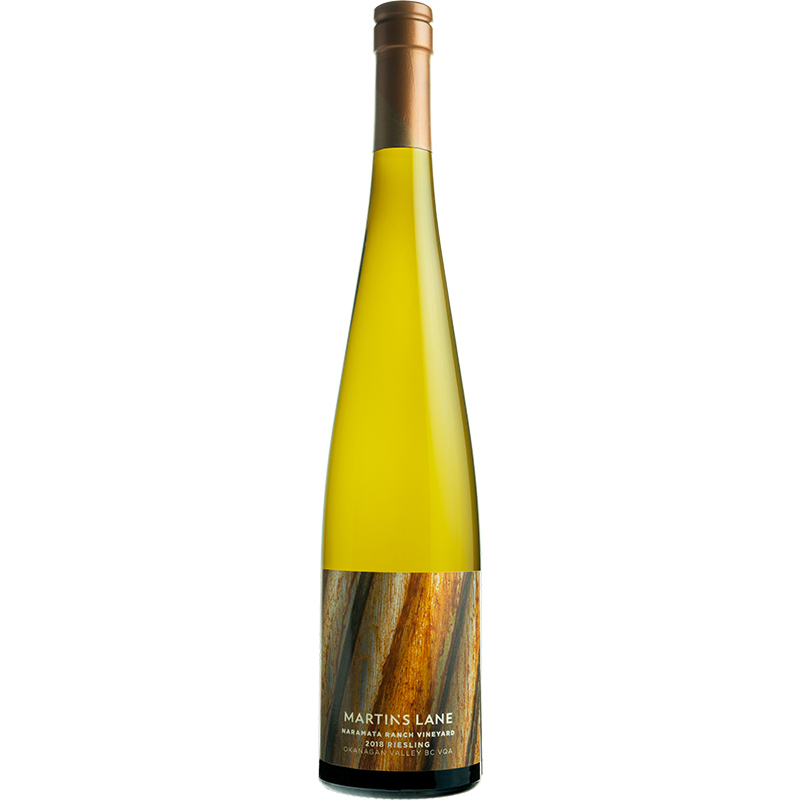 NARAMATA RANCH VINEYARD - MARTINS LANE RIESLING 2018 Canadian White Wine