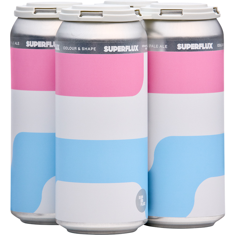 SUPERFLUX - COLOUR AND SHAPE TALL CAN Canadian Domestic Beer