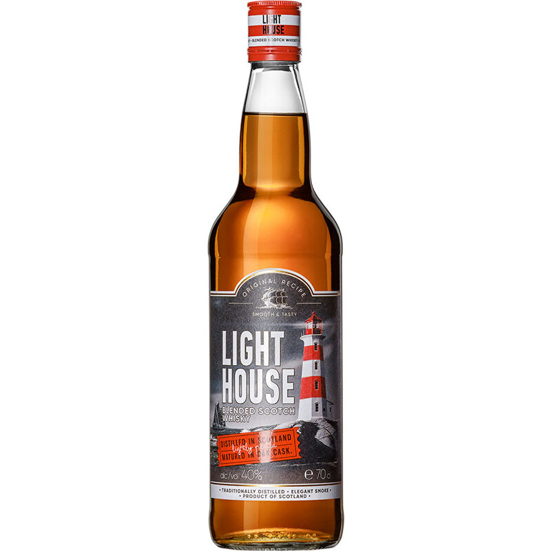 LIGHTHOUSE - BLENDED SCOTCH WHISKY LIGHTLY PEATED Scottish Whisky / Whiskey
