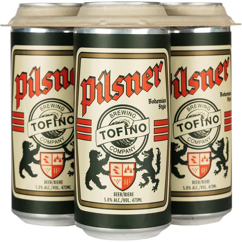 TOFINO BREWING - PILSNER TALL CAN Canadian Domestic Beer