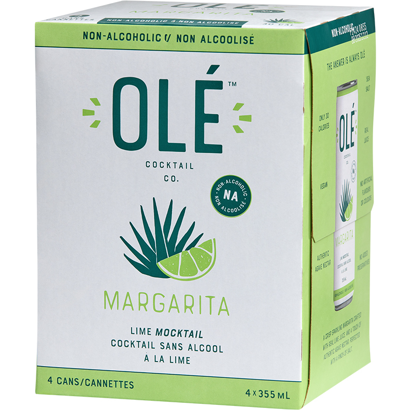 OLE COCKTAIL CO - MARGARITA MOCKTAIL Canadian De-Alcoholized Beer