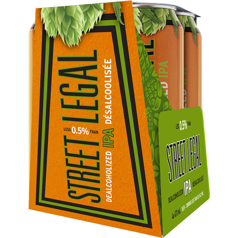 STREET LEGAL - DEALC IPA TALL CAN Canadian De-Alcoholized Beer