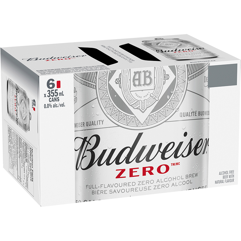 LABATT - BUDWEISER ZERO Canadian De-Alcoholized Beer