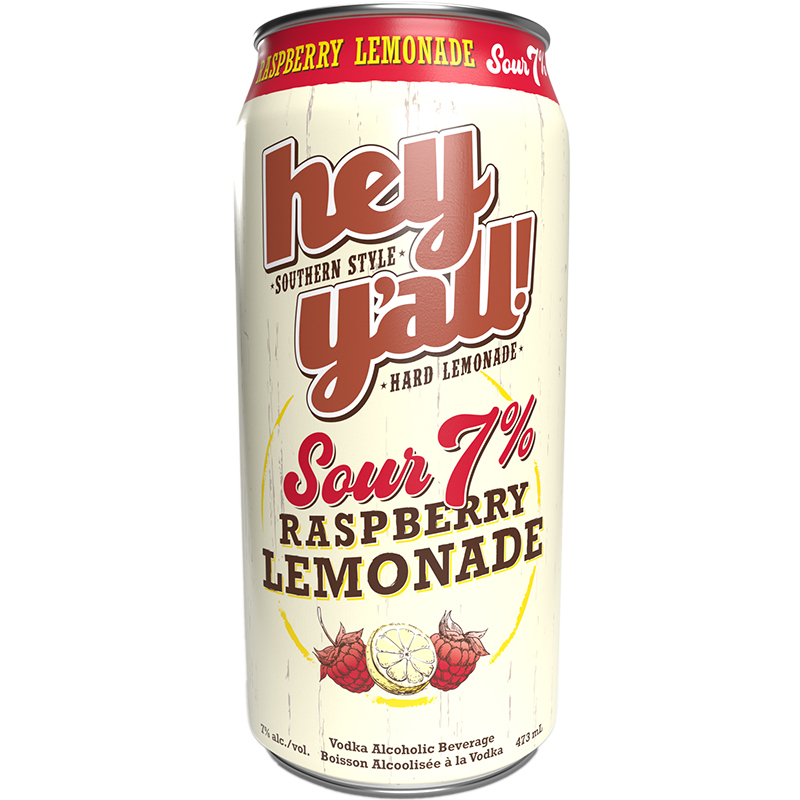 HEY Y'ALL - SOUR RASPBERRY LEMONADE TALL CAN Canadian Coolers