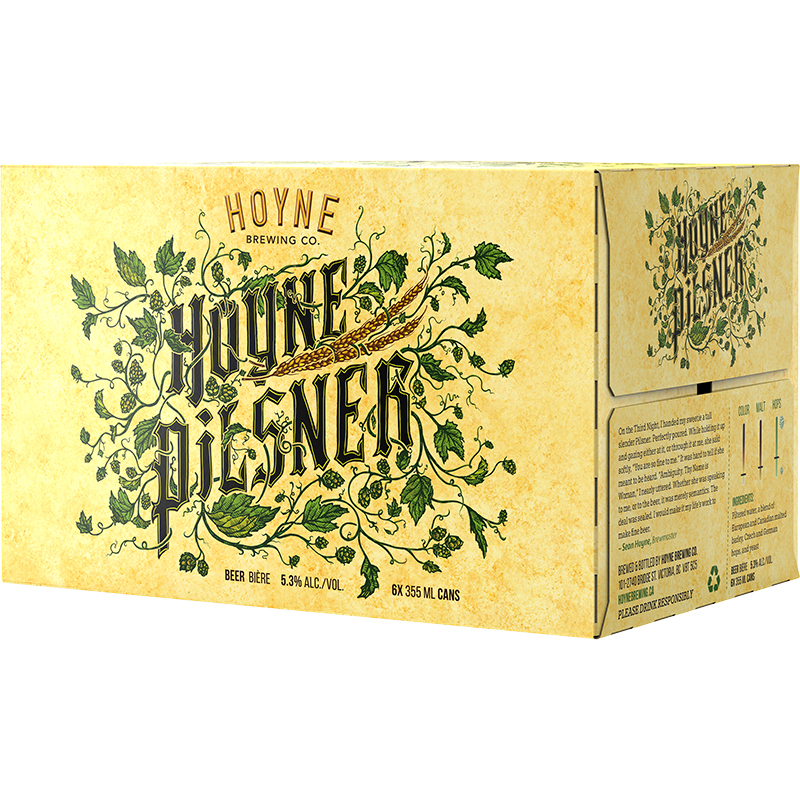 HOYNE BREWING - PILSNER CAN Canadian Domestic Beer