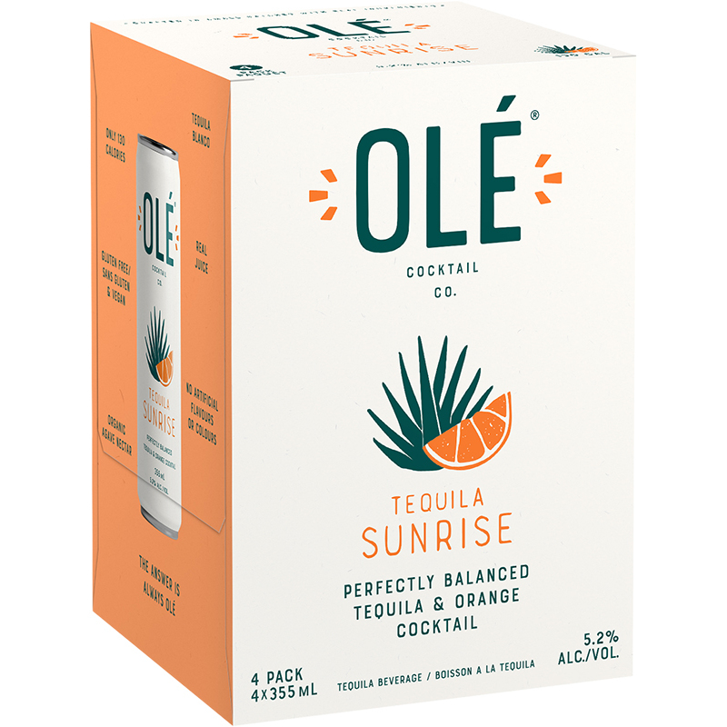 OLE COCKTAIL CO - TEQUILA SUNRISE CAN Canadian Coolers