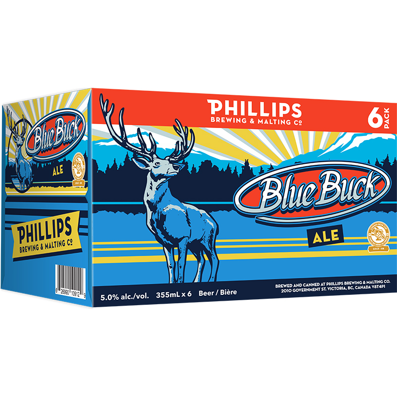PHILLIPS - BLUE BUCK ALE CAN Canadian Domestic Beer
