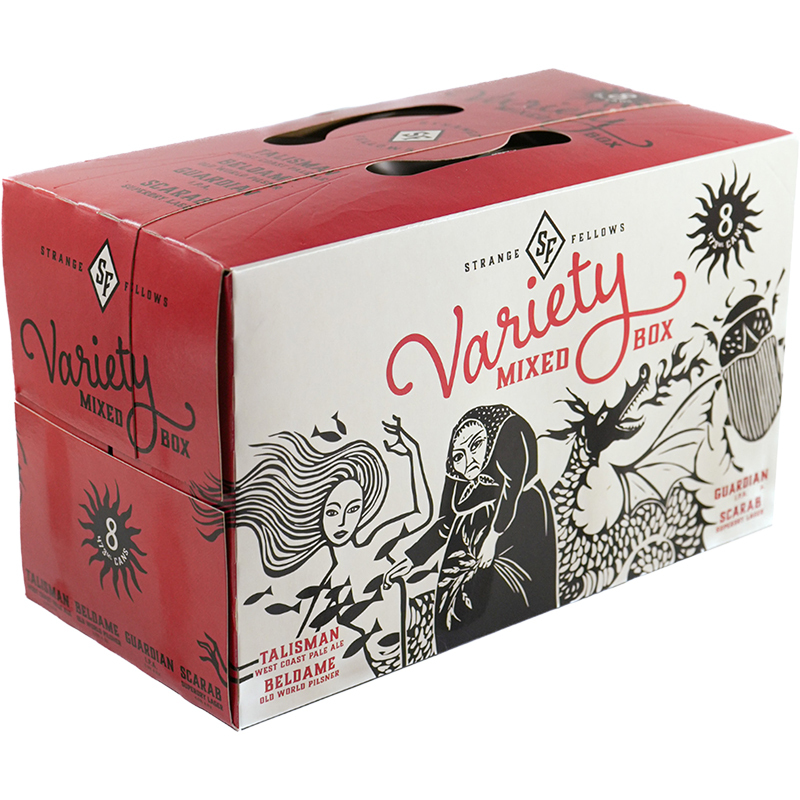STRANGE FELLOWS BREWING - VARIETY BOX TALL CAN Canadian Domestic Beer