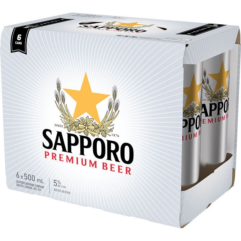 SAPPORO - TALL CAN Canadian Domestic Beer