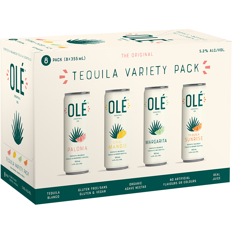OLE COCKTAIL CO - OLE TEQUILA VARIETY PACK CAN Canadian Coolers