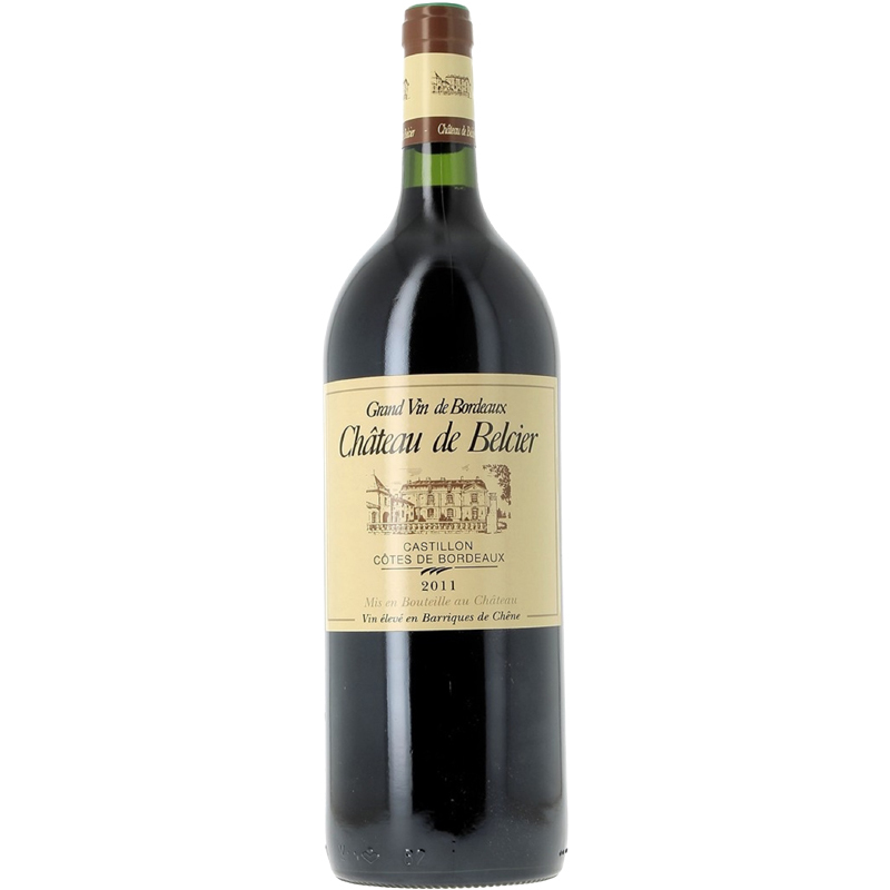 CASTILLON COTES DE BORDEAUX - CHATEAU DE BELCIER MAGNUM 2010 French Red ...