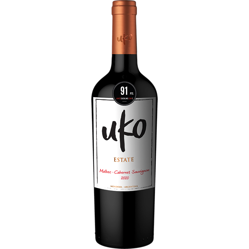 MALBEC/CAB SAUV BLEND - UKO ESTATE UCO VALLEY 2020 Argentinian Red Wine