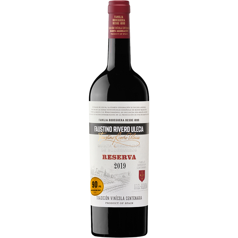 UTIEL REQUENA - FAUSTINO RIVERO ULECIA RESERVA Spanish Red Wine