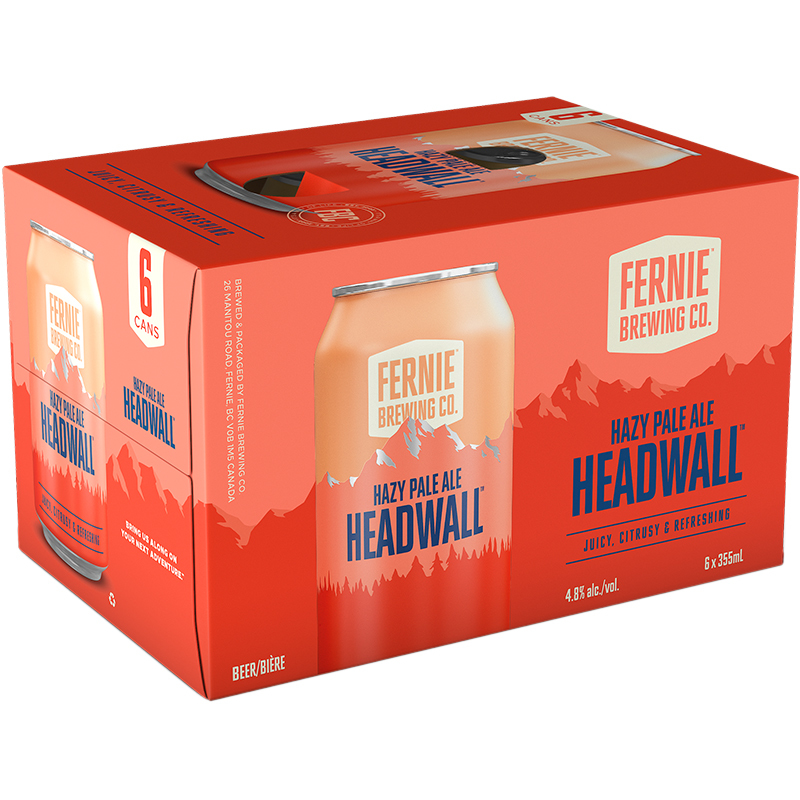 FERNIE BREWING - HEADWALL HAZY PALE ALE CAN Canadian Domestic Beer