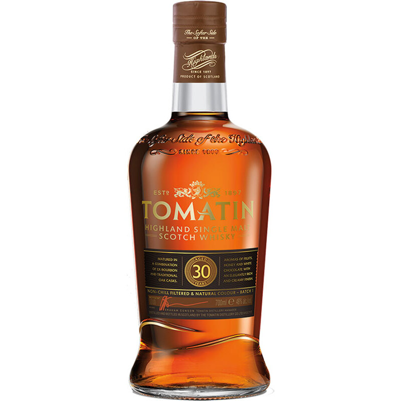 TOMATIN - 30 YO HIGHLAND SINGLE MALT Scottish Whisky / Whiskey