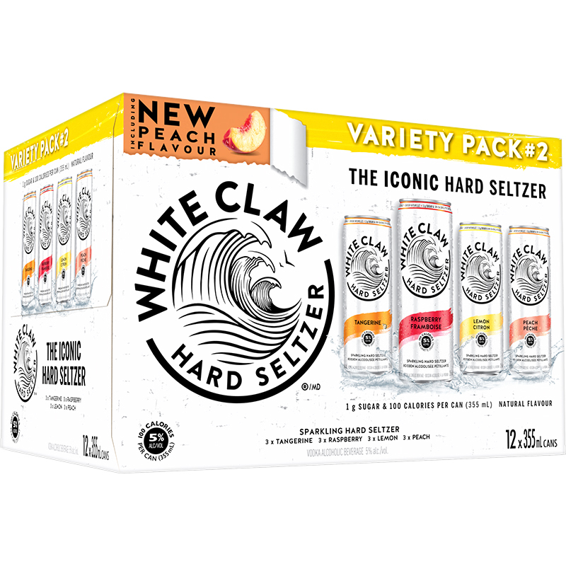 WHITE CLAW - VARIETY PACK NO. 2 CAN Canadian Coolers