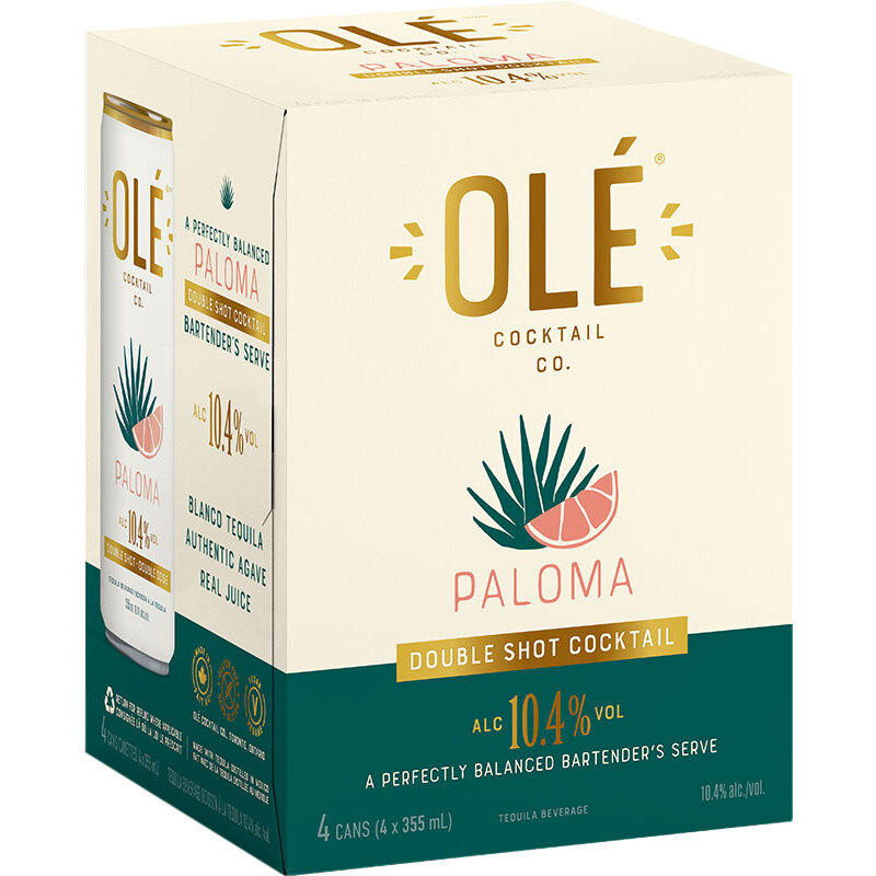 OLE COCKTAIL CO - DOUBLE SHOT PALOMA 4-PACK Canadian Coolers