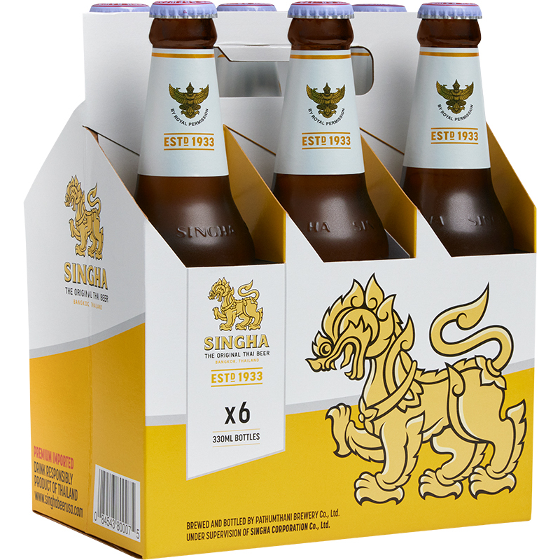 SINGHA LAGER Thailand Import Beer