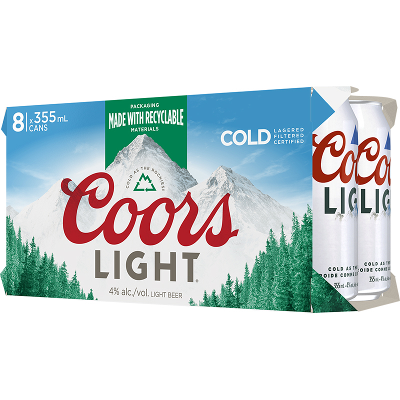 COORS LIGHT - CAN Canadian Domestic Beer