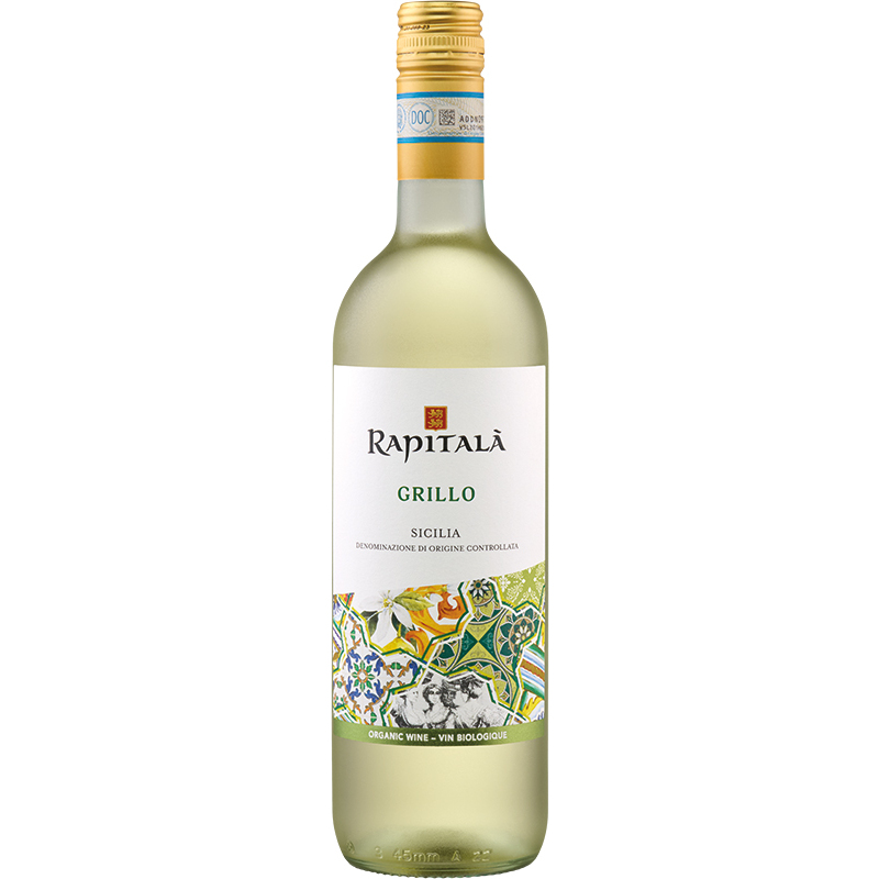 SICILIA GRILLO - RAPITALA ORGANIC Italian White Wine