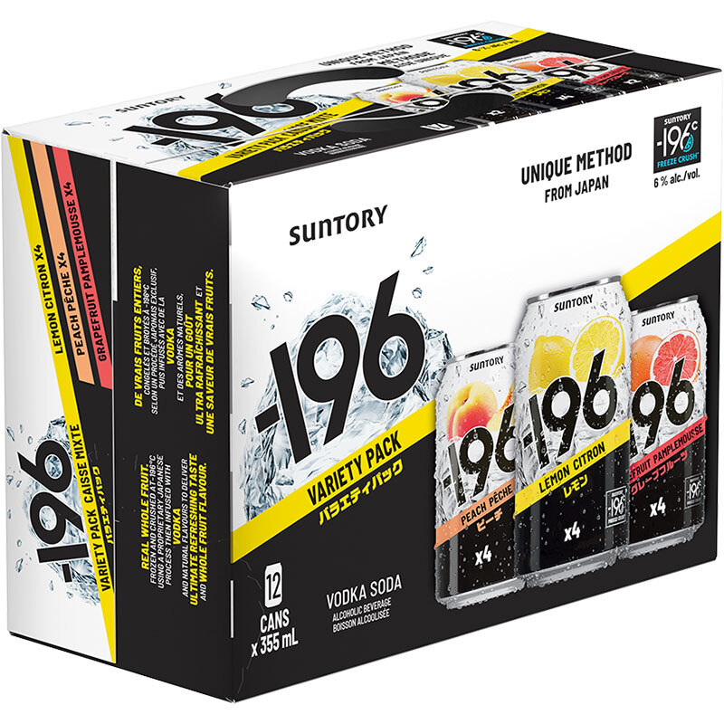 -196 - VODKA SODA VARIETY 12 PACK CAN Canadian Coolers