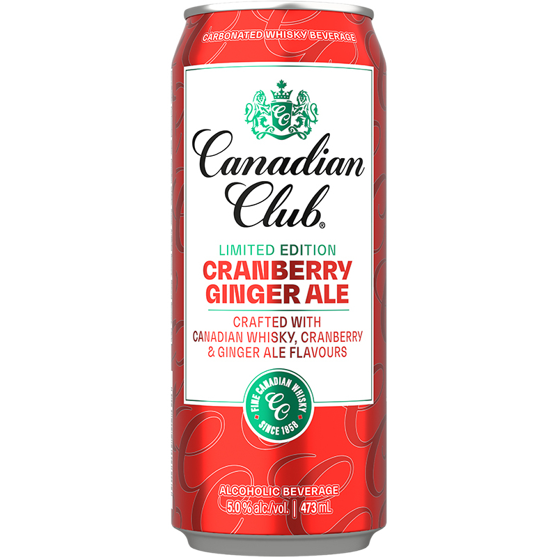 CANADIAN CLUB - CRANBERRY GINGER ALE TALL CAN Canadian Coolers