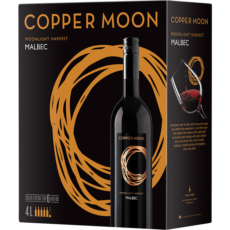 COPPER MOON - MALBEC Canadian Red Wine