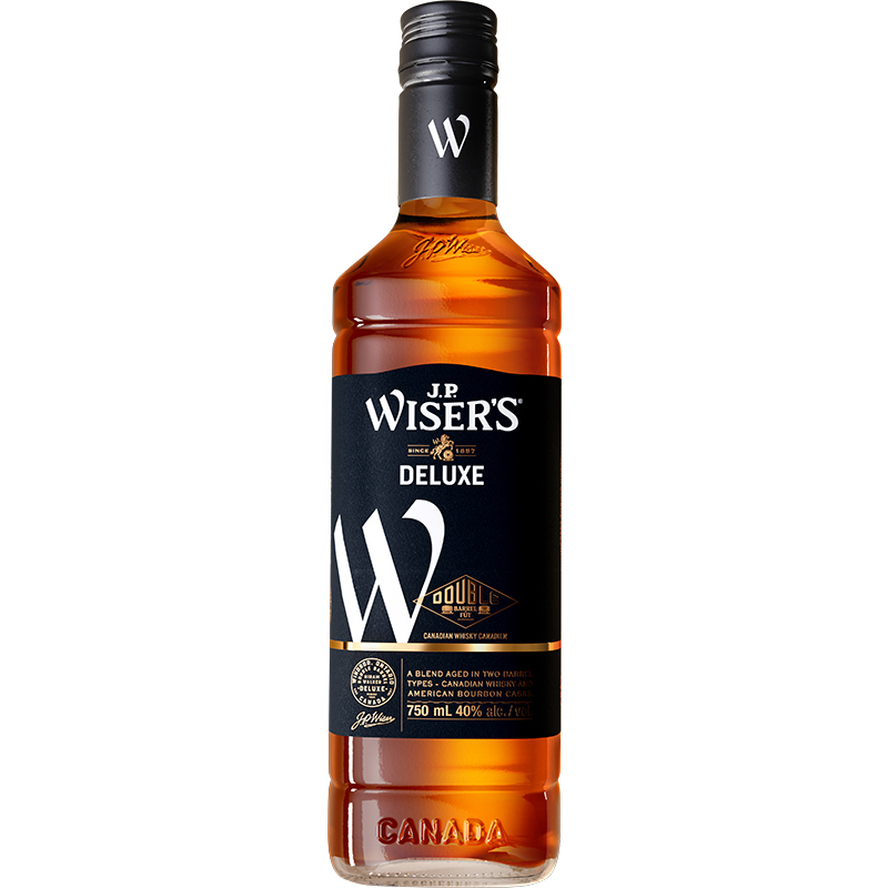 J.P. WISER'S DELUXE Canadian Whisky / Whiskey