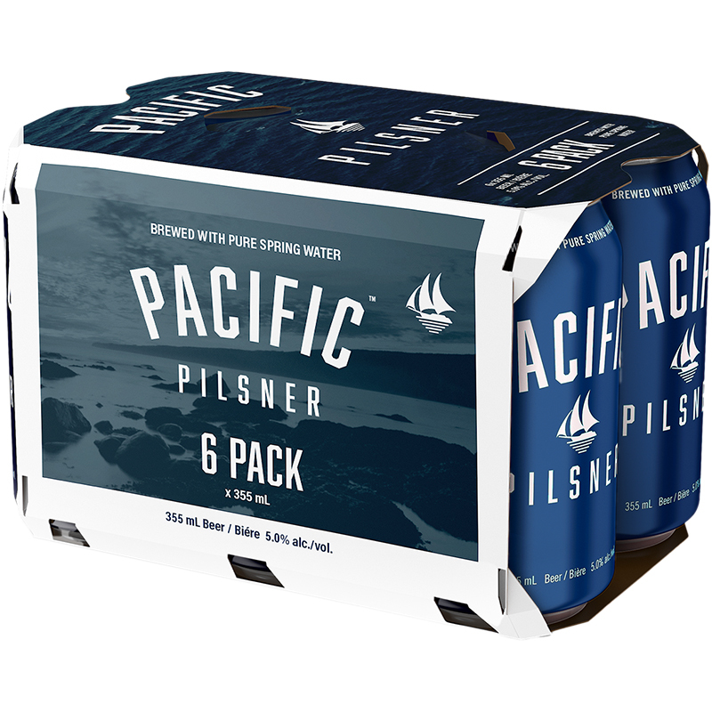 PACIFIC WESTERN - PACIFIC PILSNER CAN Canadian Domestic Beer
