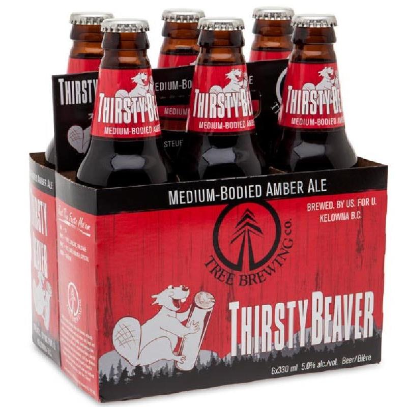 TREE - THIRSTY BEAVER AMBER ALE Canadian Domestic Beer