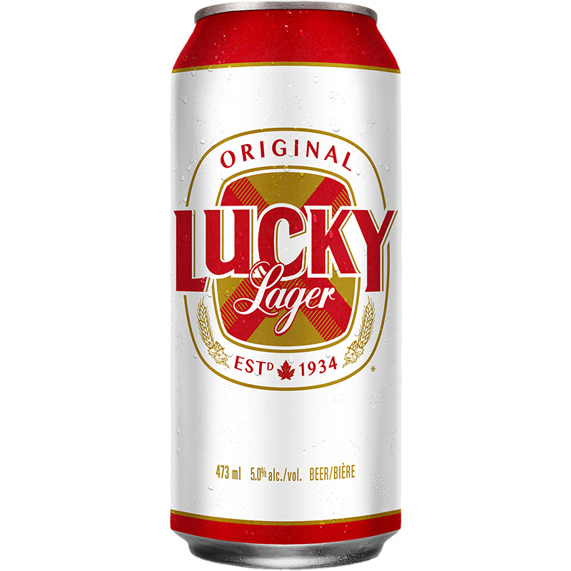 LABATT - LUCKY LAGER TALL CAN Canadian Domestic Beer