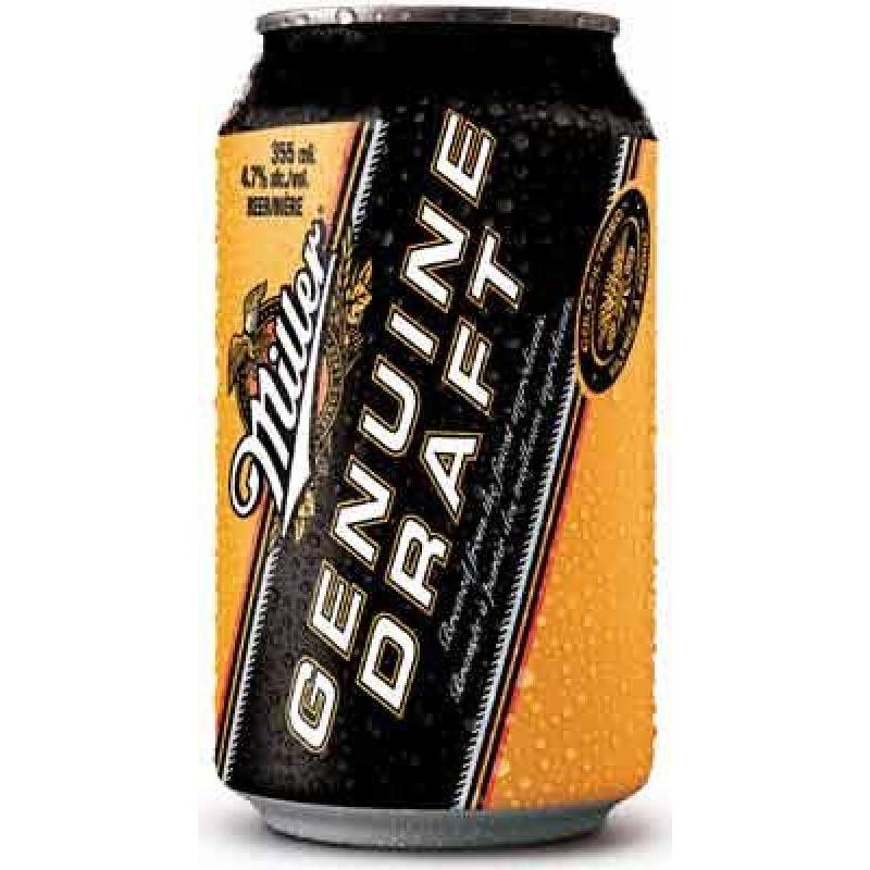 MILLER GENUINE DRAFT CAN Canadian Domestic Beer